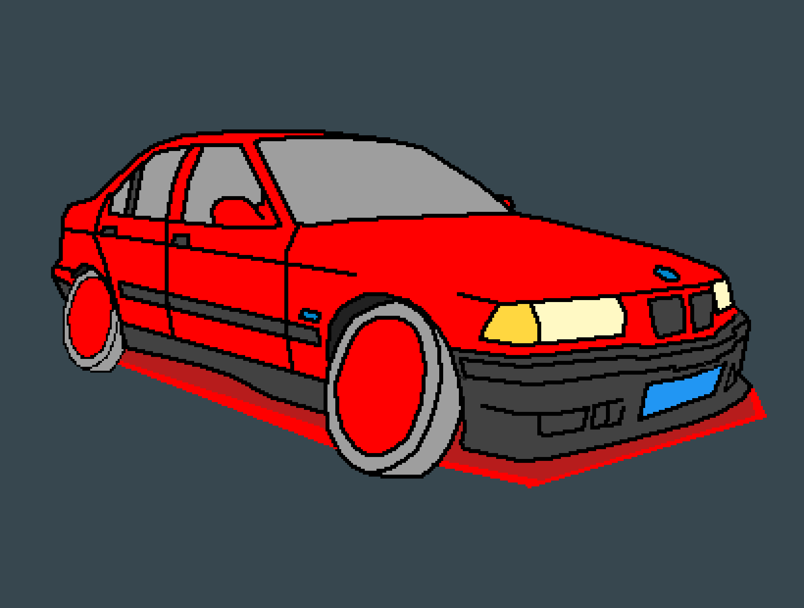 Pixilart - 1997 BMW M3 e36 Base by ryan-arts-cars