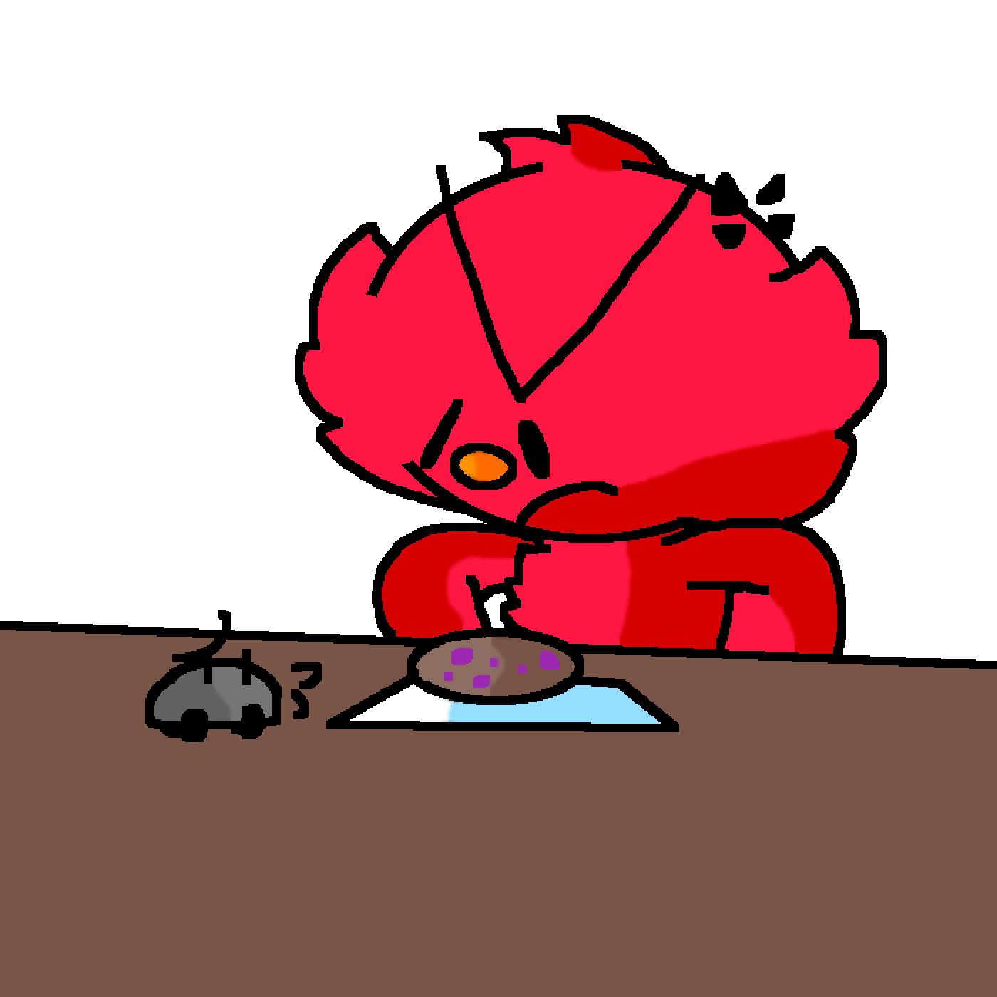 Pixilart - Elmo vs Rocco by LynnTheFox2022