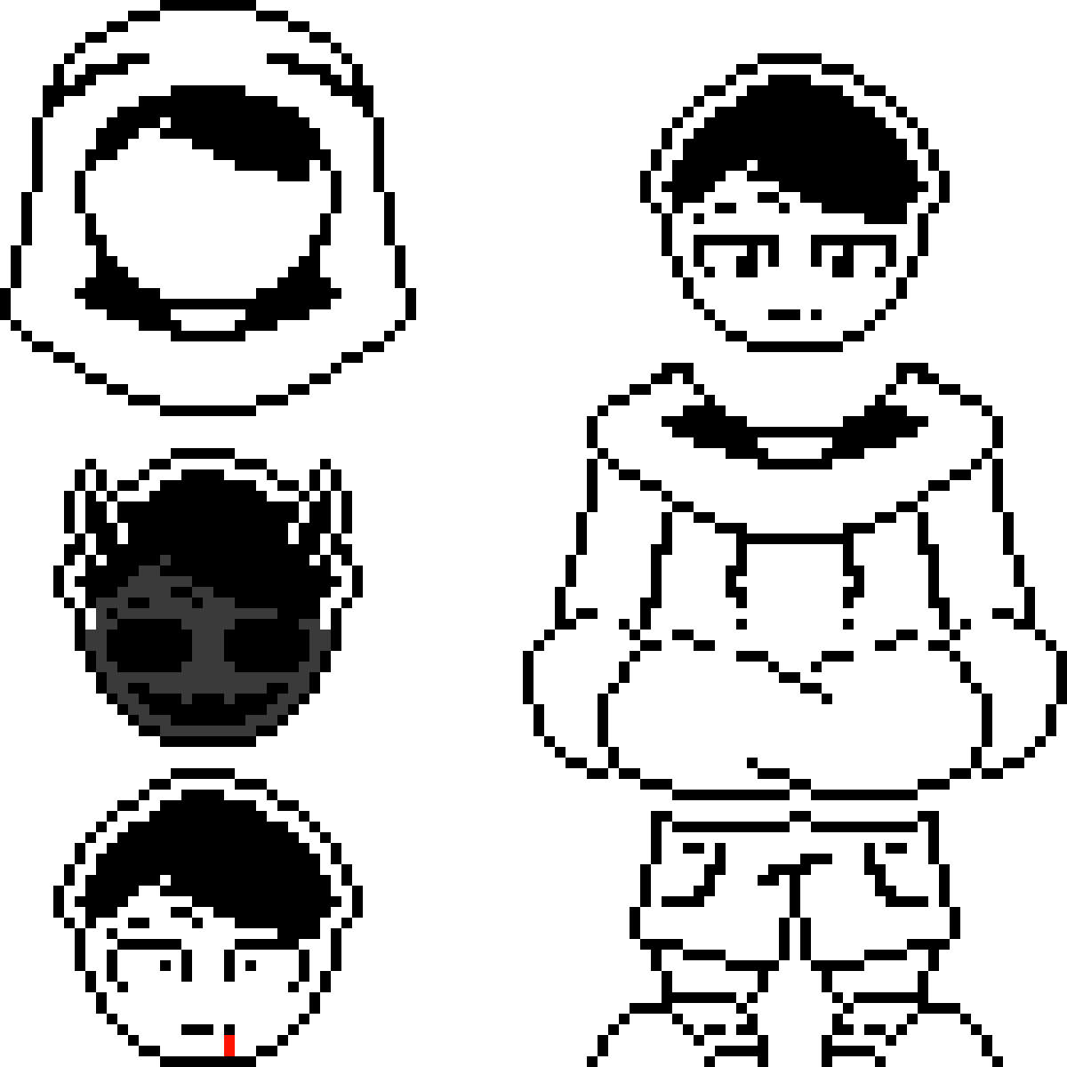 Pixilart - Irl Sprite Sheet 1 by Member-Sans