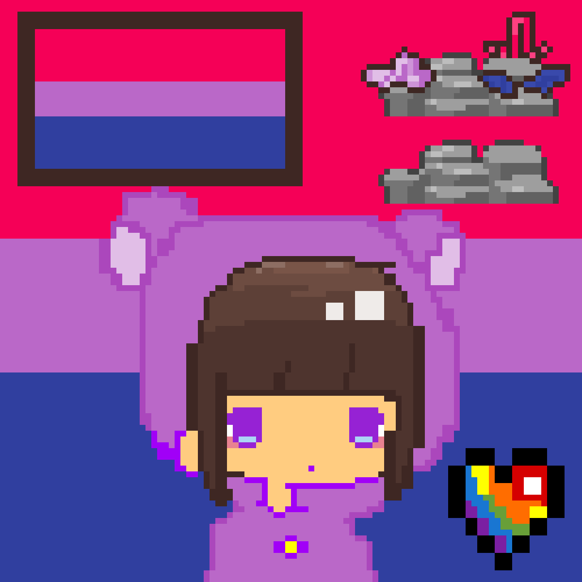 Pixilart - Bisexual Lgbtq drawing by TanKana