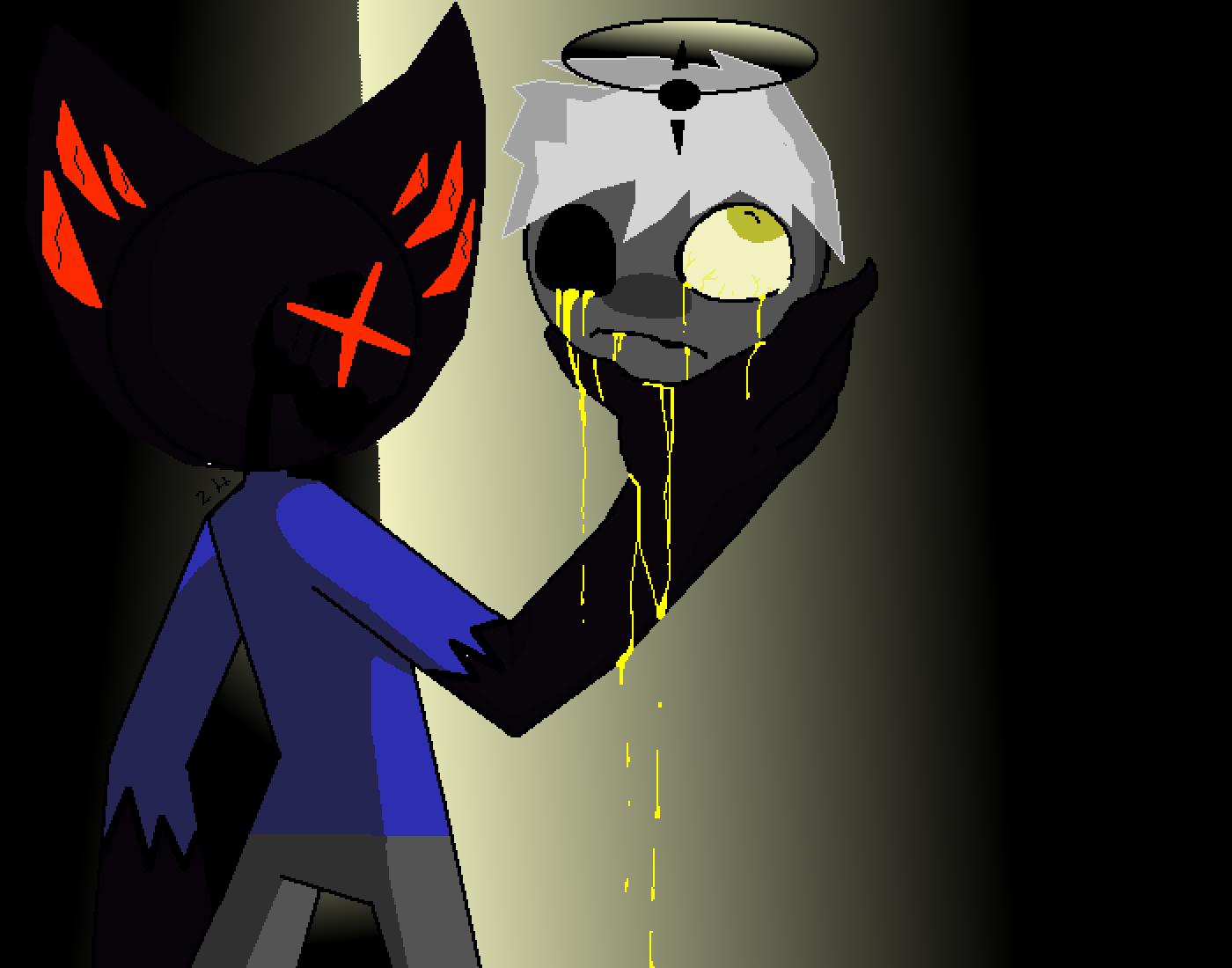 Pixilart - Ken the angel hunter by salvagedthereal