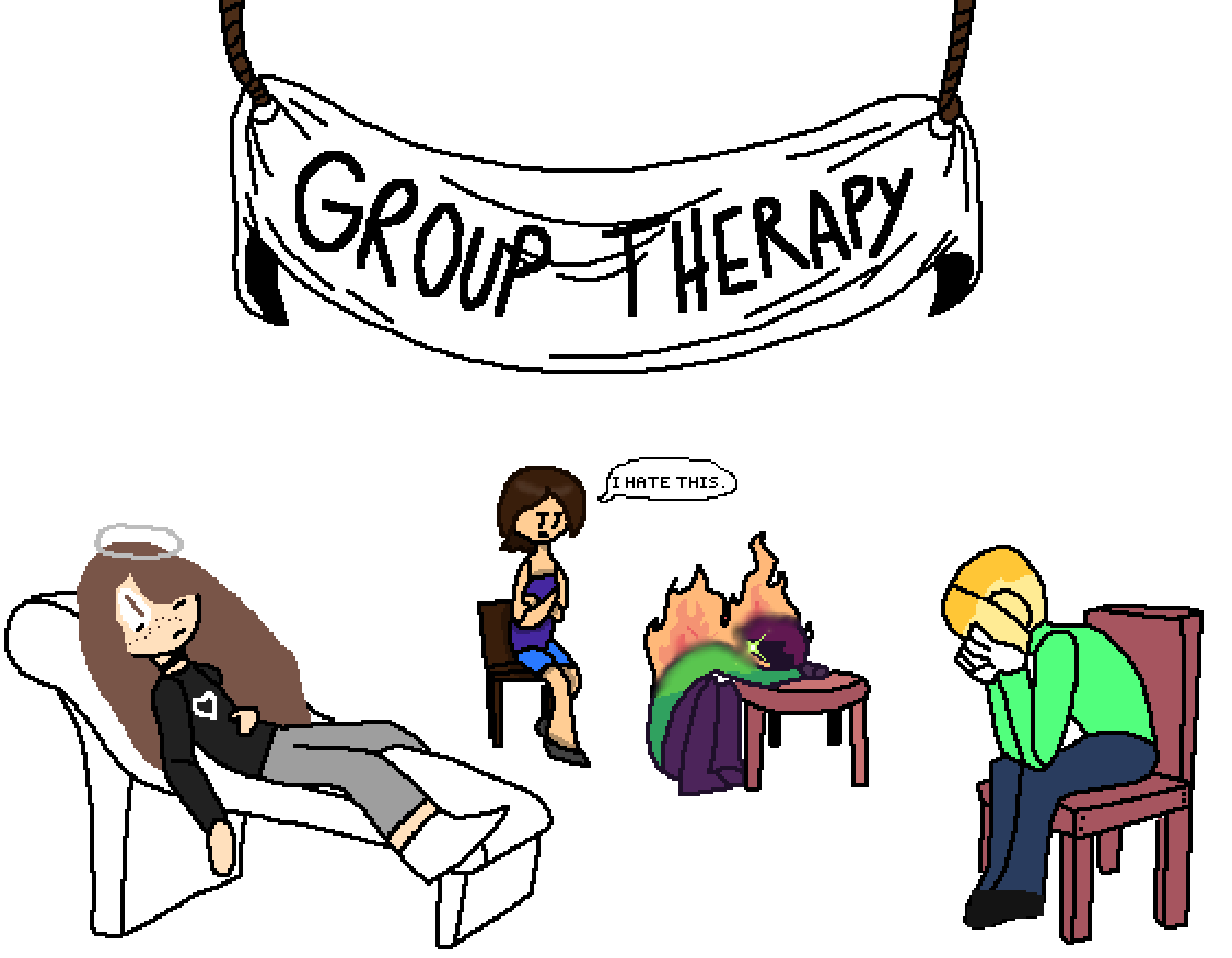 Pixilart - Group Therapy Base by XxUnKnownxX