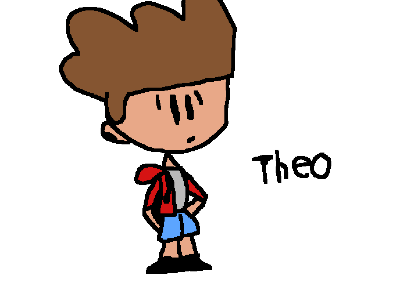 Pixilart - Theo - Character 2 by TheWeirdKids