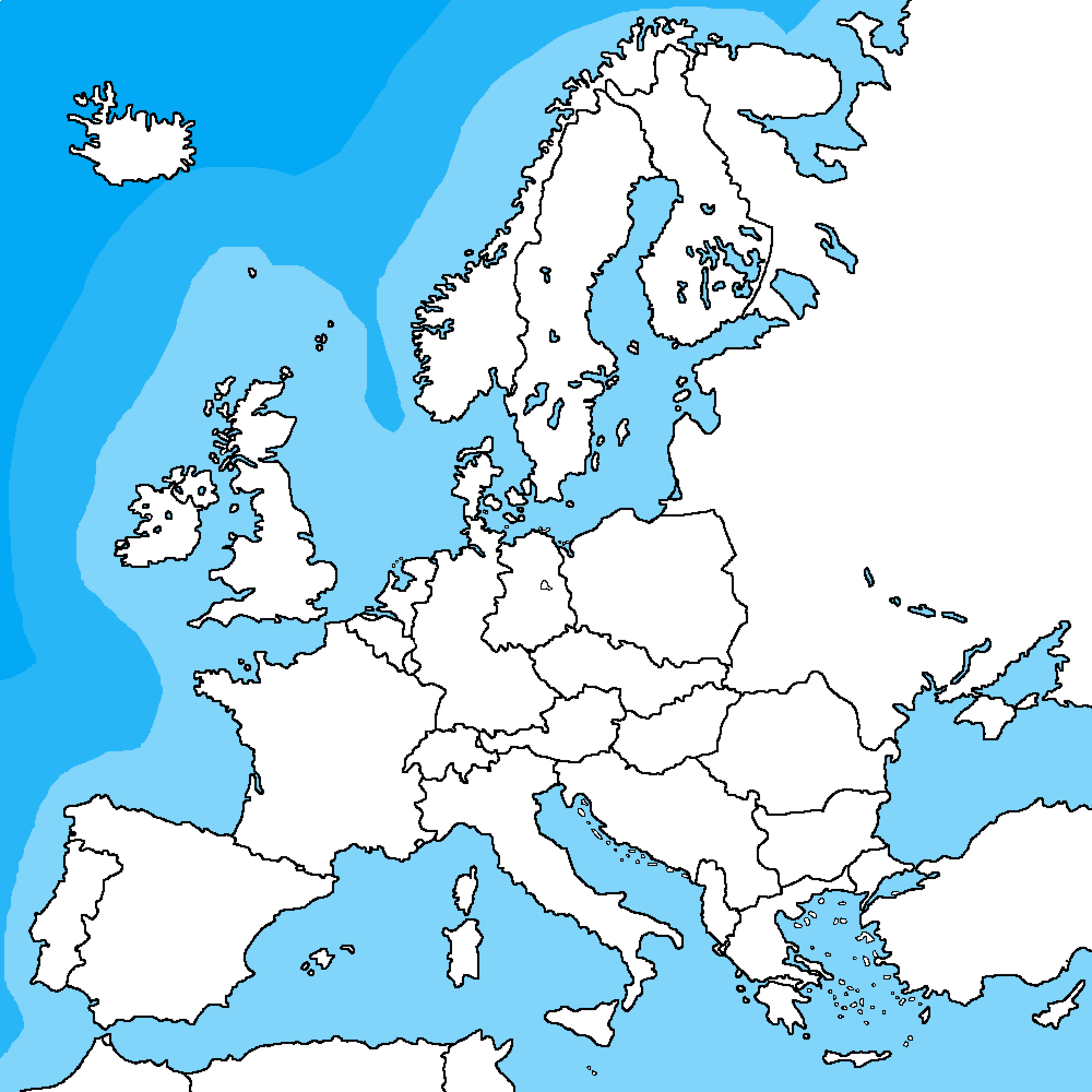 Pixilart - Map Of Europe In 1956-1990 by FAMK