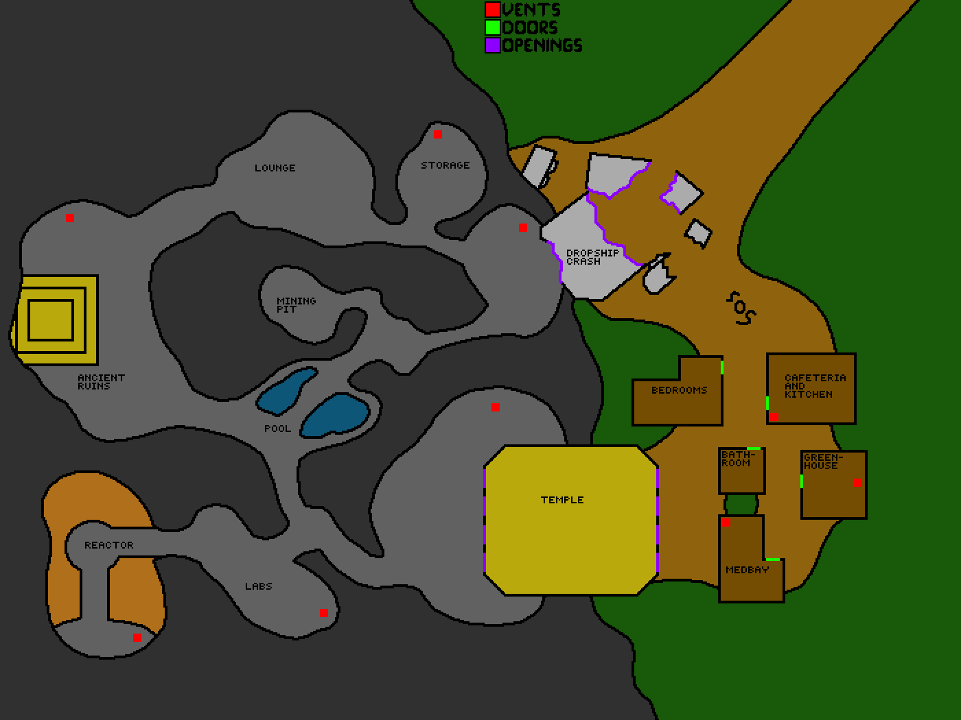 Pixilart - The Crash Map by EnderBunni