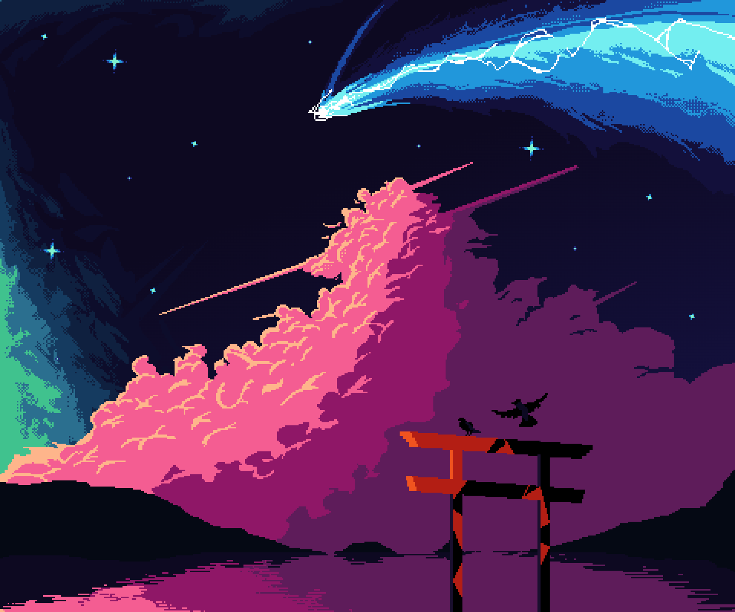 Pixilart - Glimmering Stardust by LvlUp