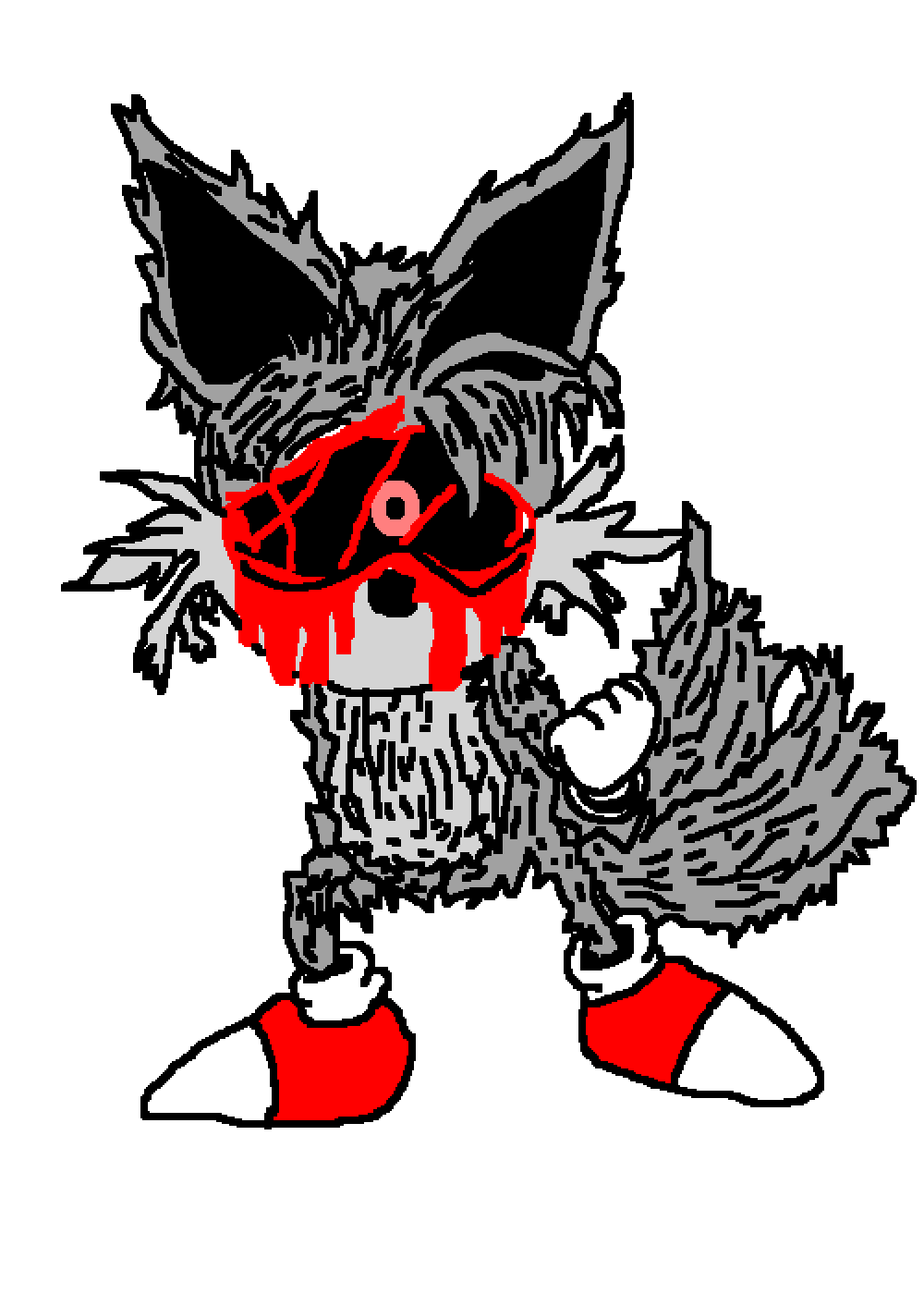 Pixilart - Soul Tails (sonic.exe triple trouble) by Tchobao