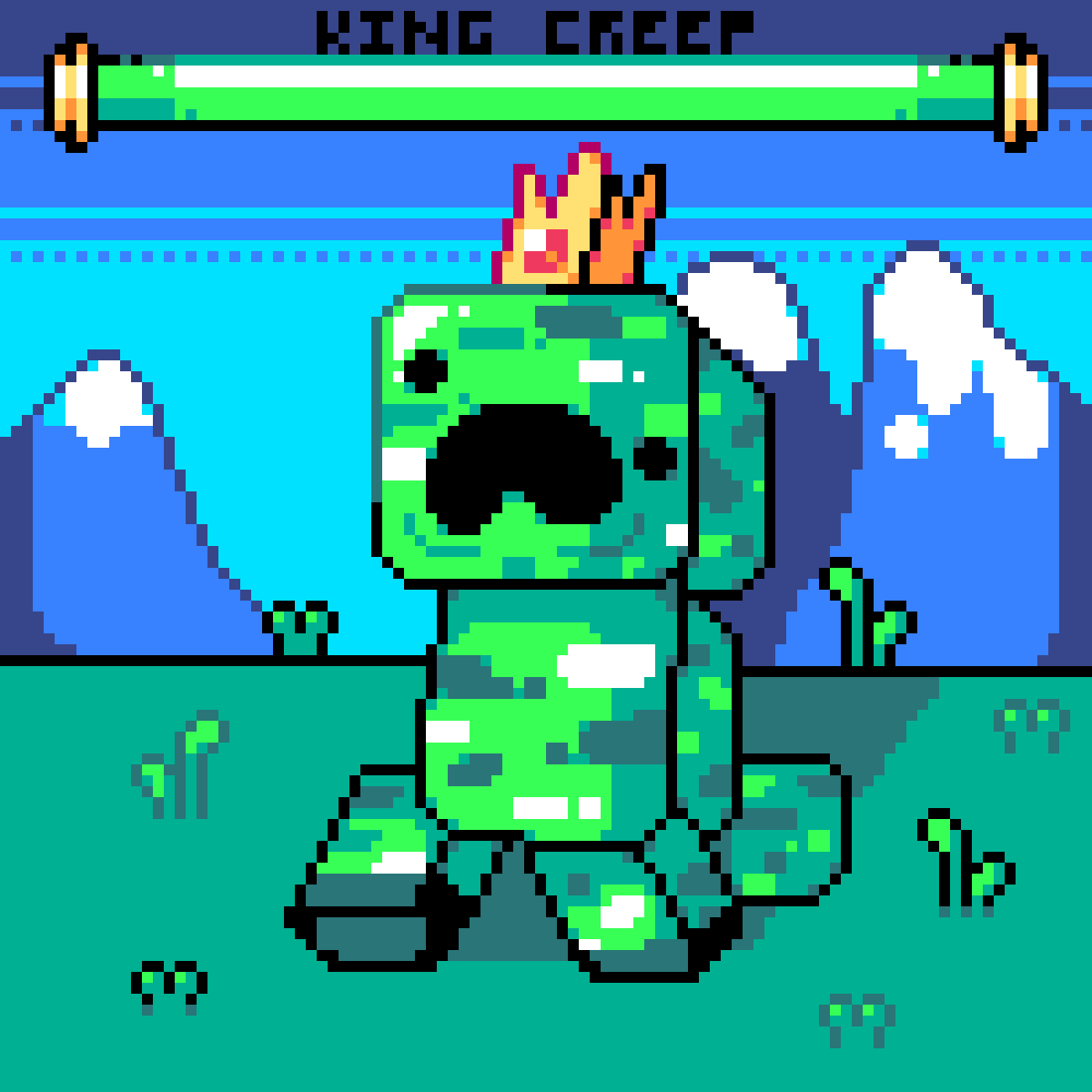 Pixilart - King creep by Sewerboy