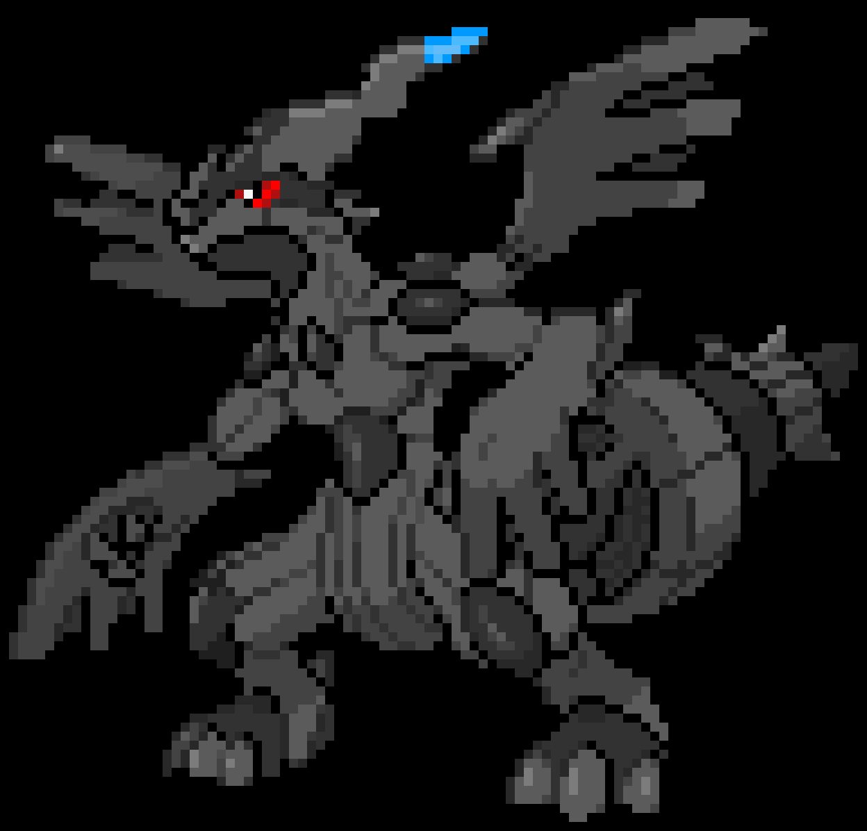 Pixilart - Zekrom by shining-nova717