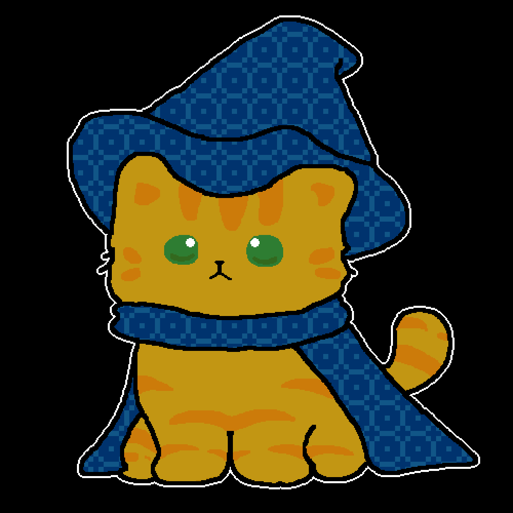 Pixilart - Mage Kitty by CobraDirector