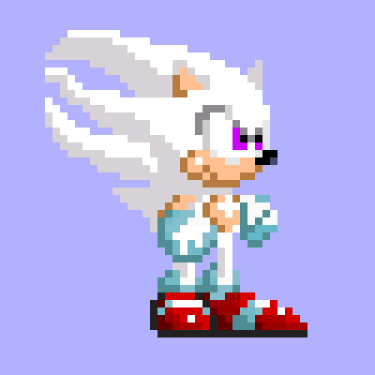 Pixilart - Hyper Sonic by Gavin2040