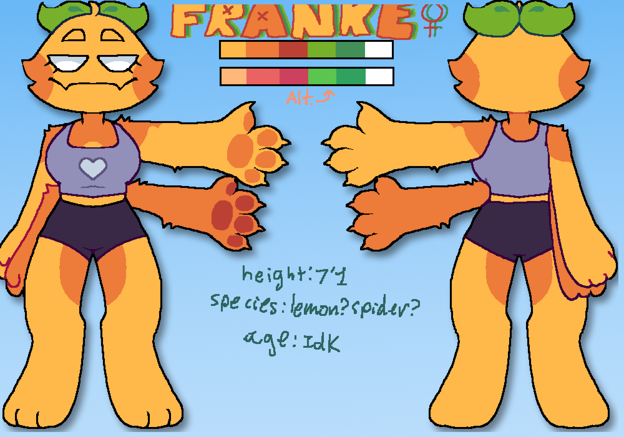 REF SHEETS by DABSEATURTLE20 - Pixilart