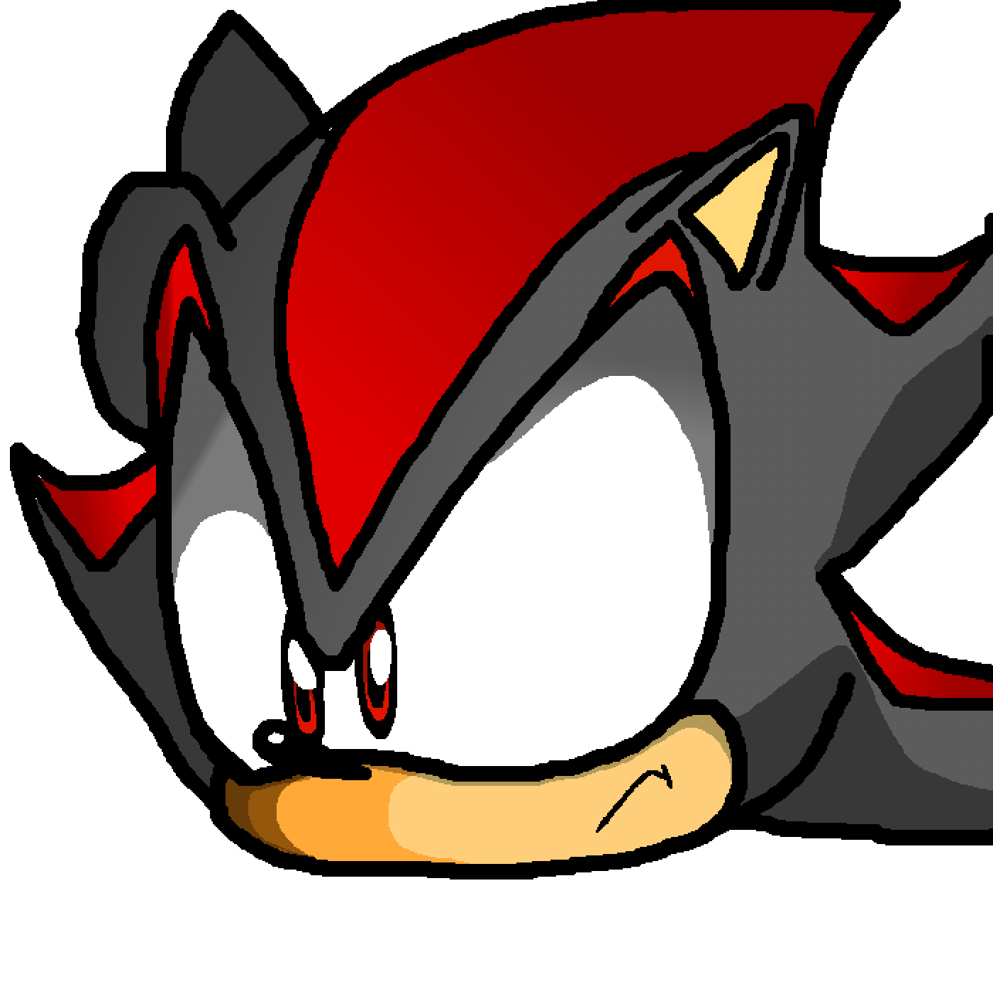 Pixilart - shadow sonic advance by Amonguspisonic