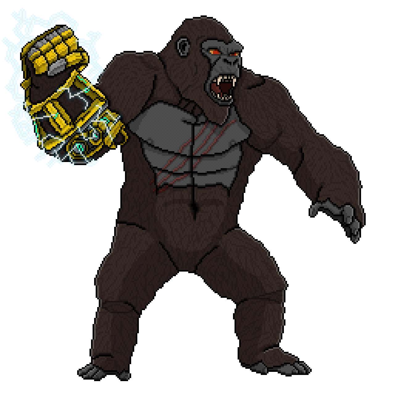 Pixilart - King Kong XL by Kidkinobi