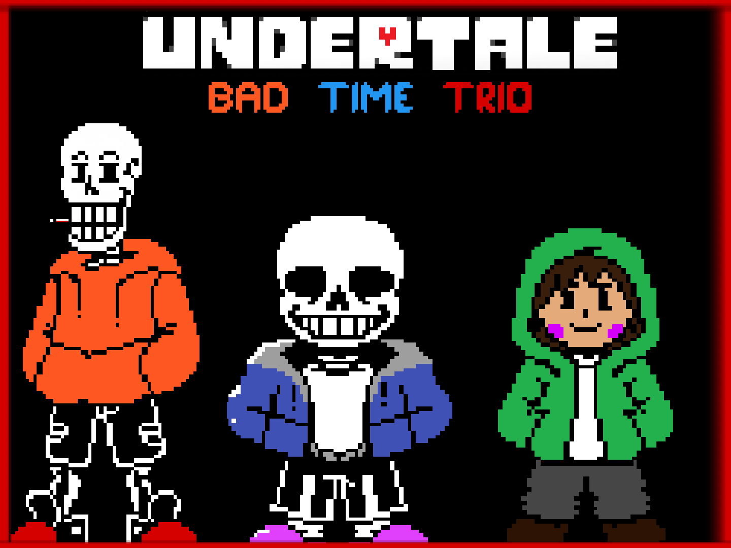 Pixilart - Undertale: Bad Time Trio by DzG769kFG1DaE0f