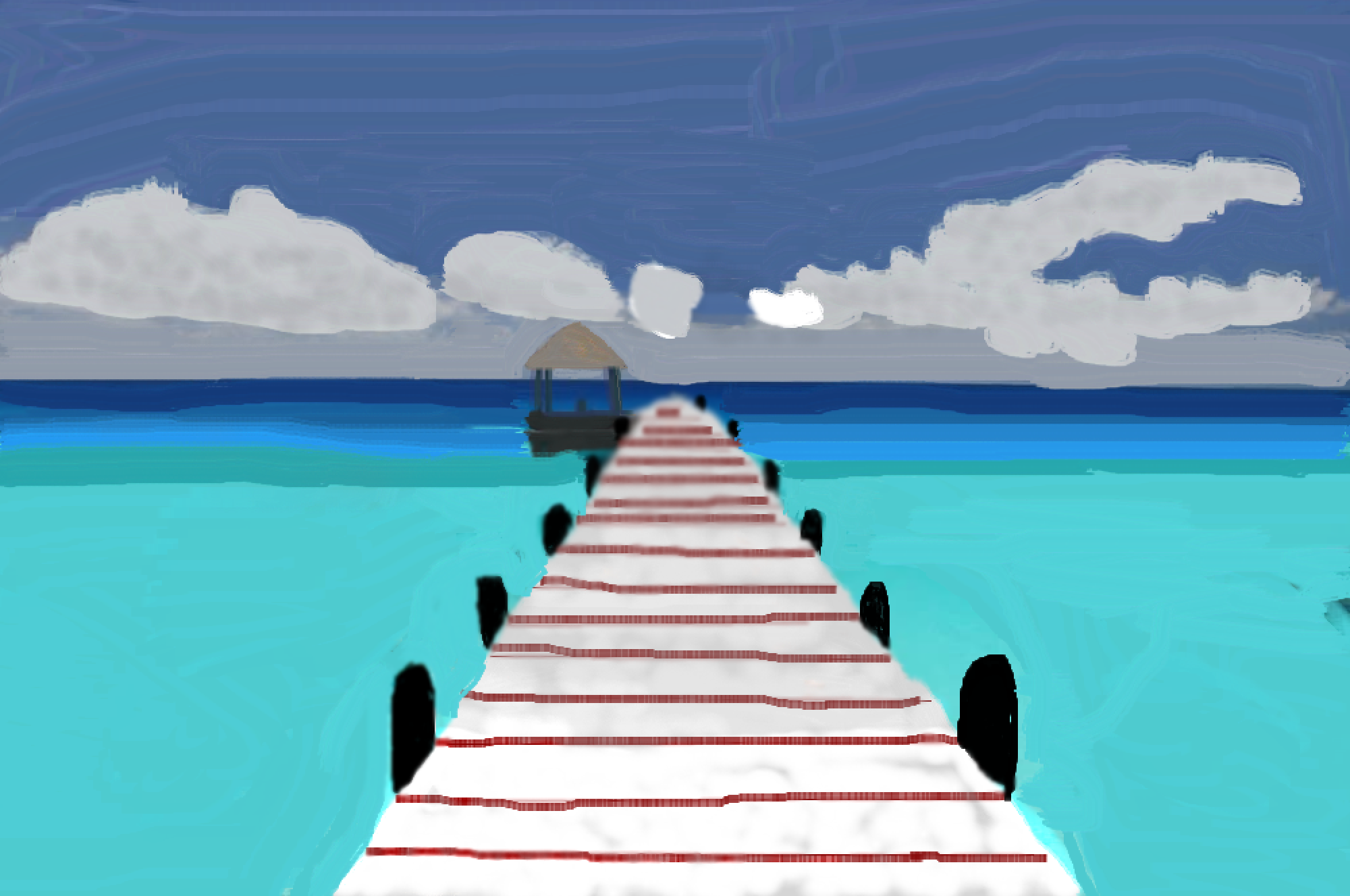 Pixilart - The beach by Heidisaurus