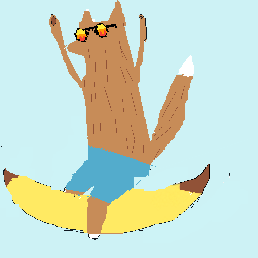 Fox contest (please add a banana) - Pixilart