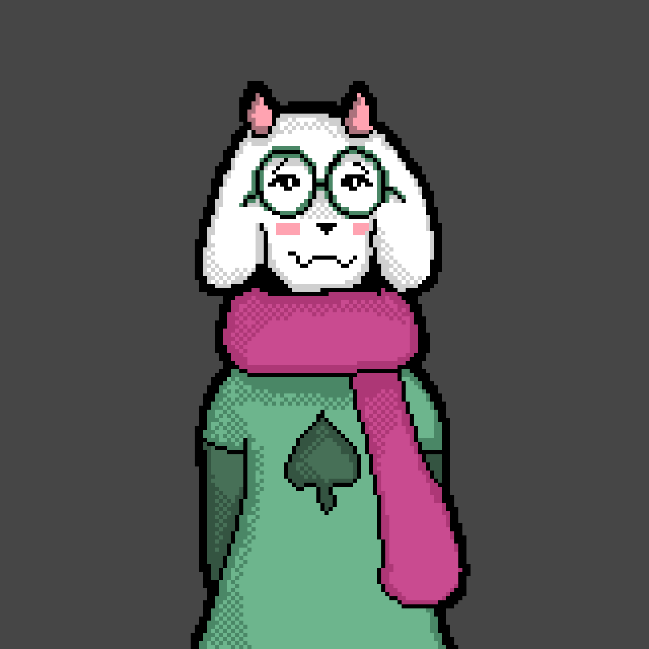 Pixilart - ralsei by skullkid00