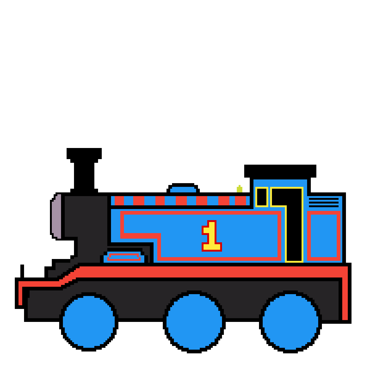 Pixilart - Thomas the tank engine! by OZZI3-DR4WZ
