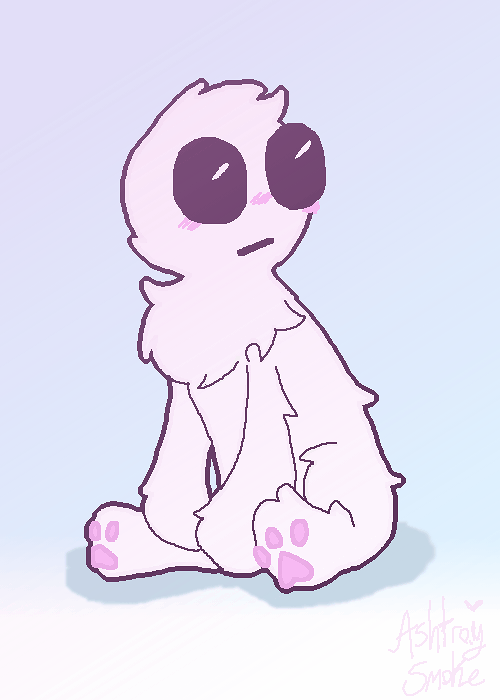 Pixilart - Yippee! But fluffy by AshtraySmoke