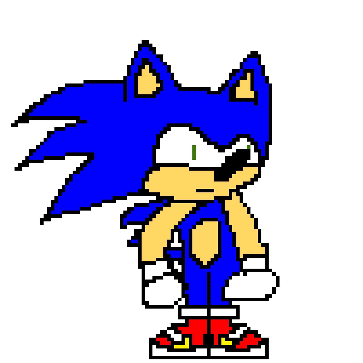 Pixilart - Sonic by Aianalon