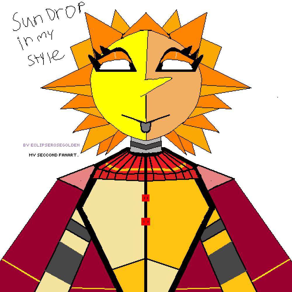 Pixilart - sundrop in my style by eclipserosegold