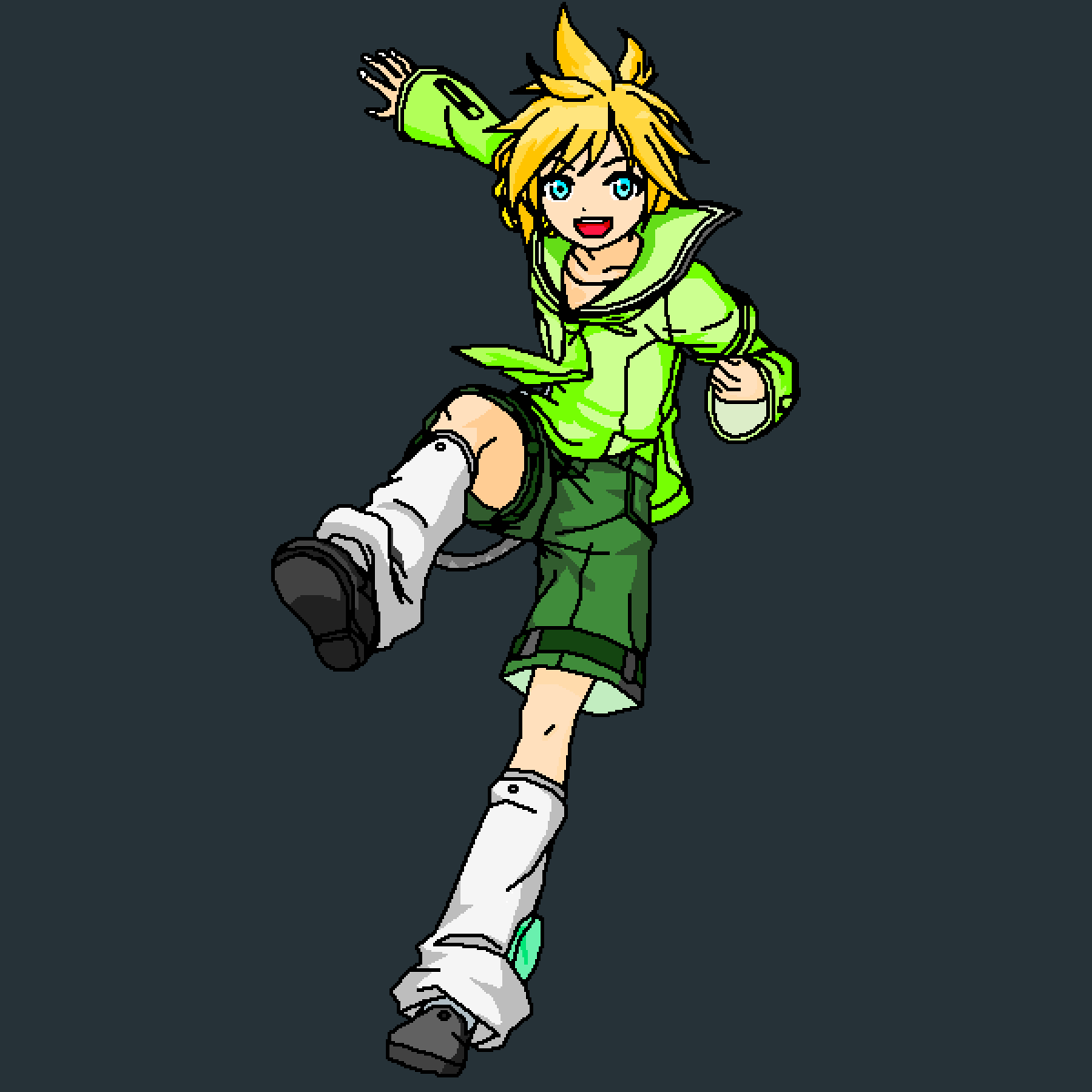 Pixilart - Len Kagamine Base by Shosho5