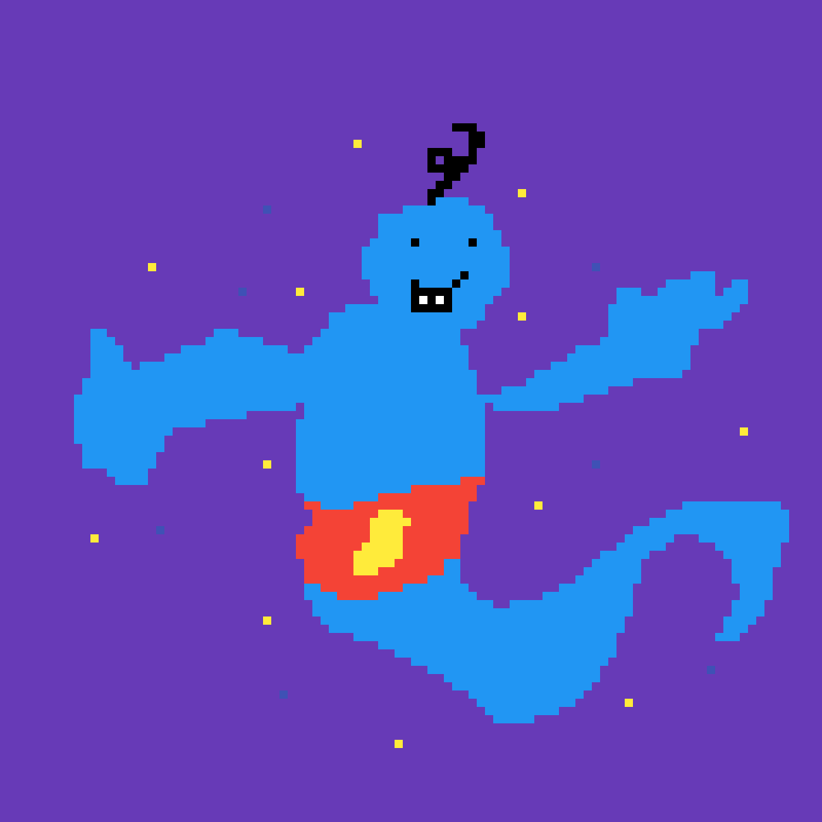 Pixilart - A genie by Turtle-blake