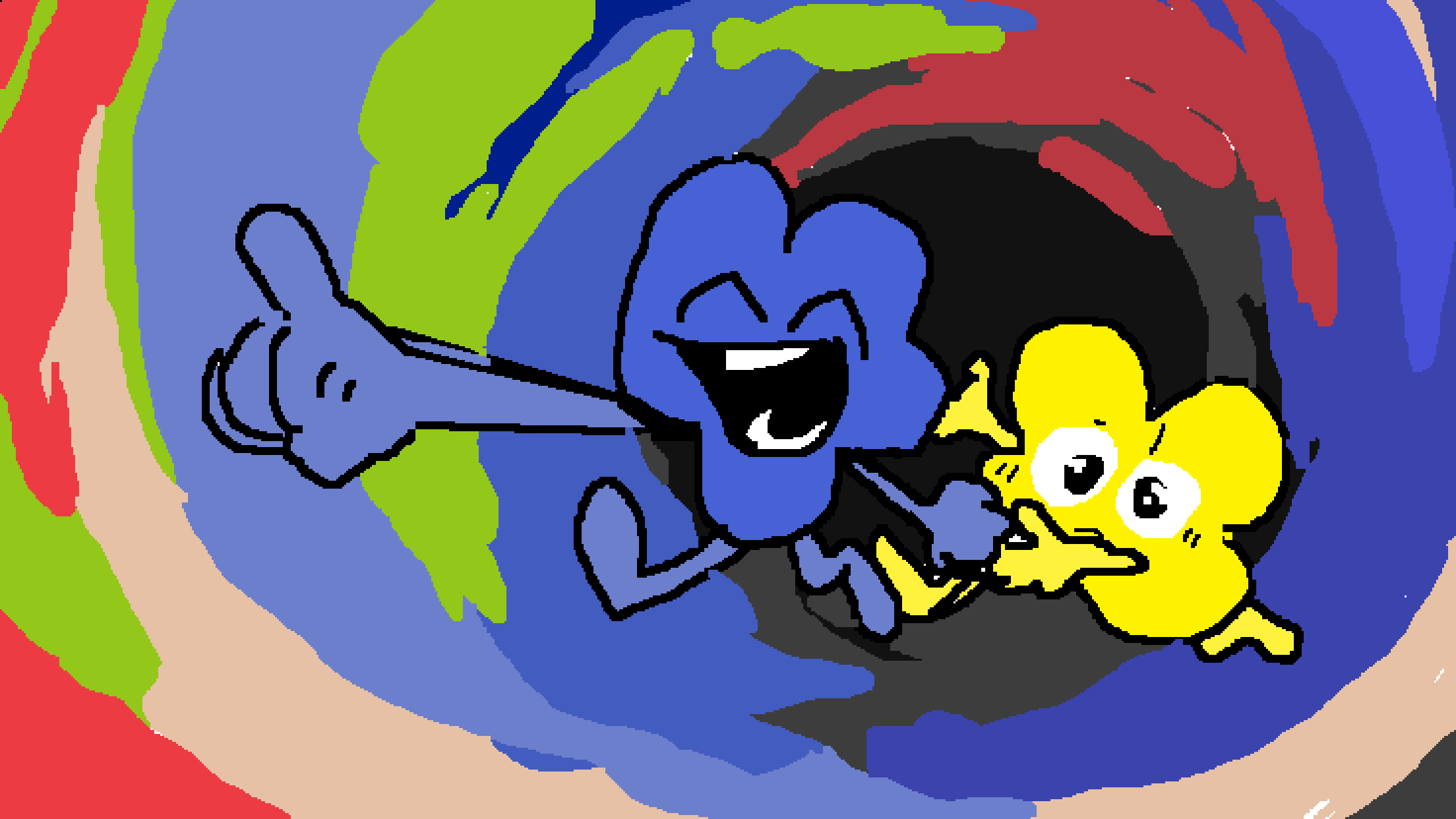 Pixilart - four and X! :D by POTD