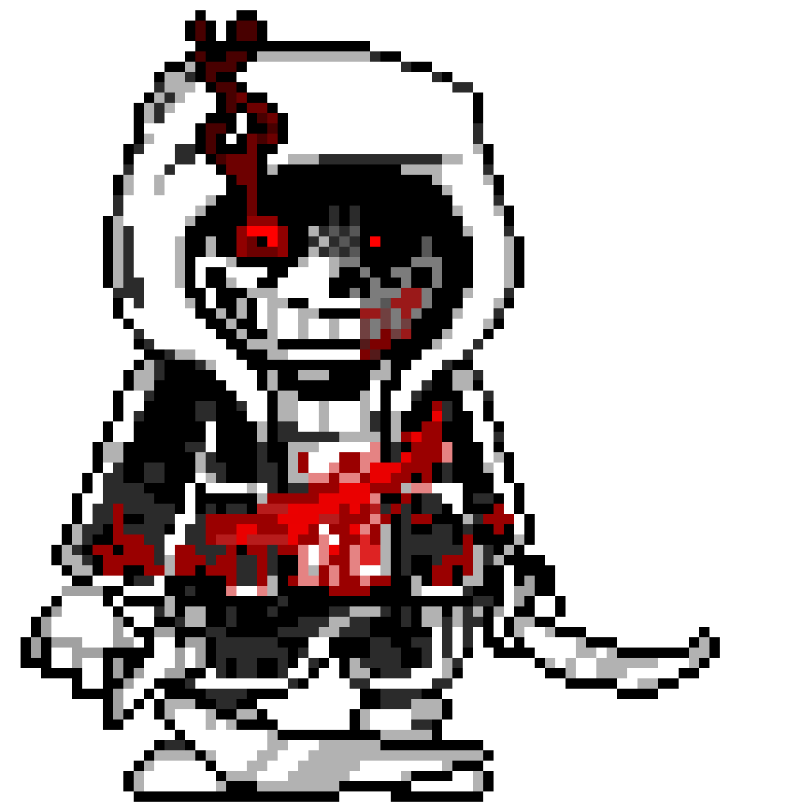 Pixilart - DUSTTALE LAST GENOCIDE SANS PHASE 2 hard mode mi estilo by ...