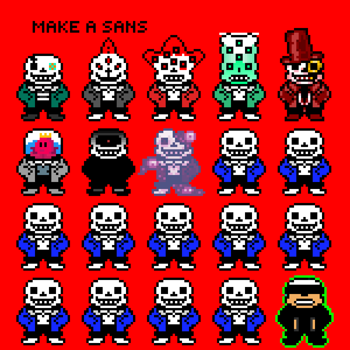 Pixilart - Make A Sans! by SuperCrimson64