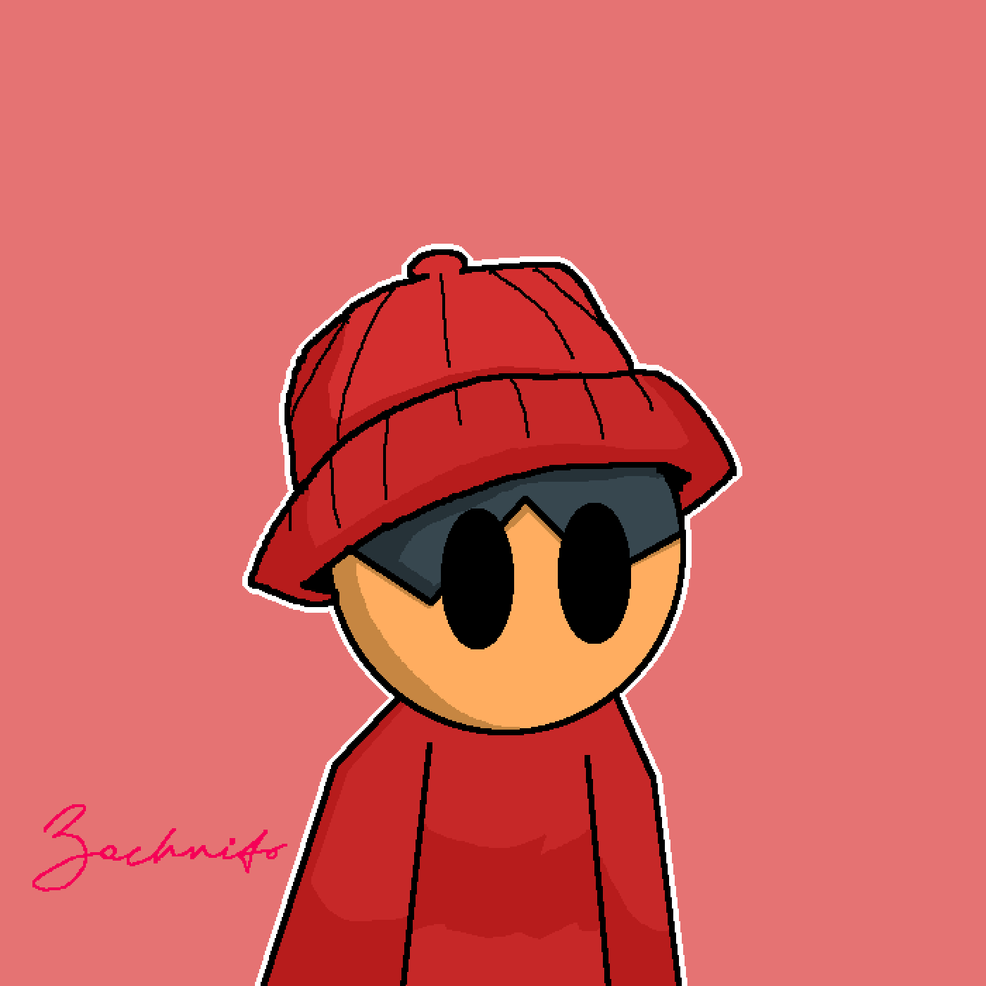 Pixilart - Isaiah w Bucket hat by Abstractz