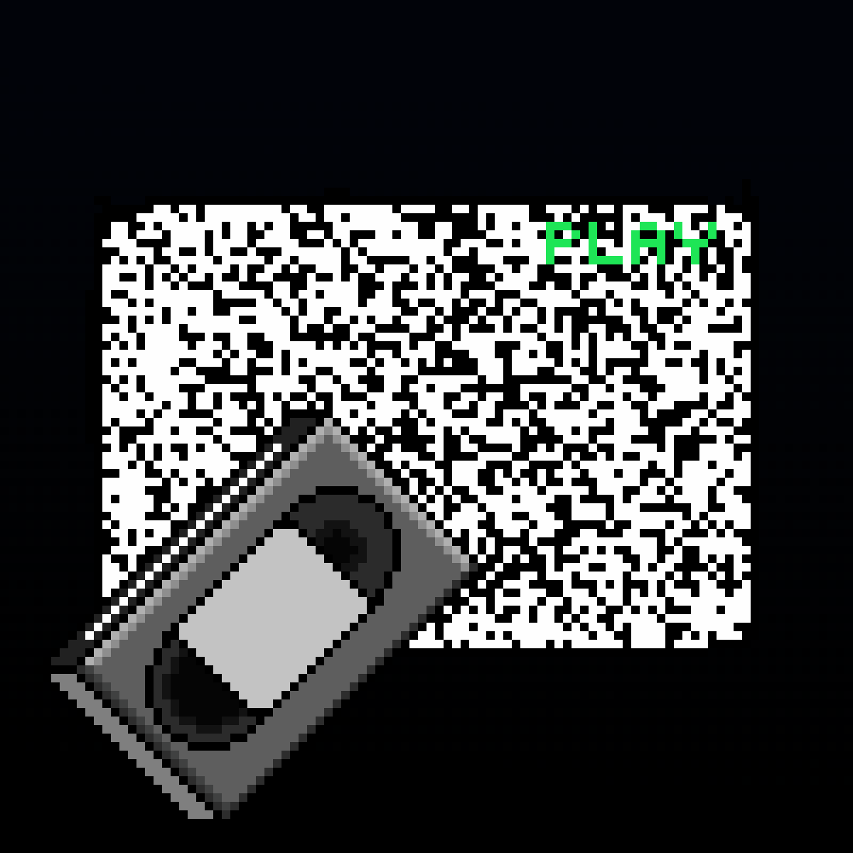 Pixilart - Old VHS With void Screen by EyadMahm0ud