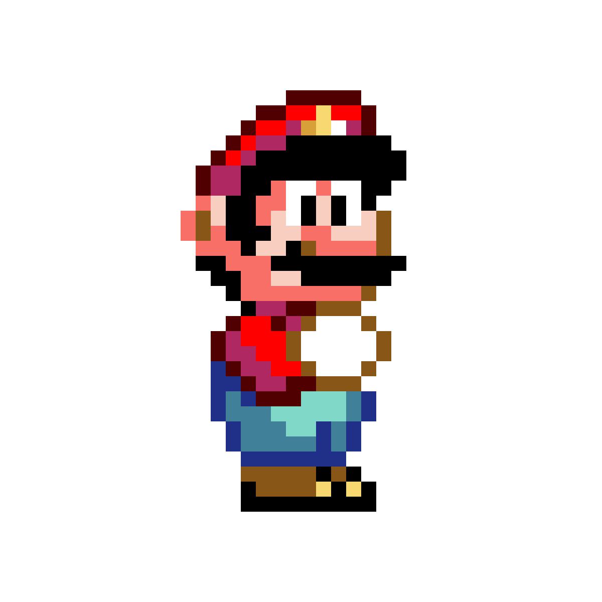 Pixilart - Super Mario World mario by Matthew2013