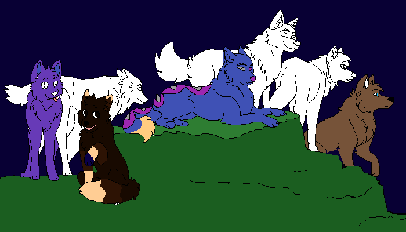 Pixilart - Wolf Pack Base by KyaAfton