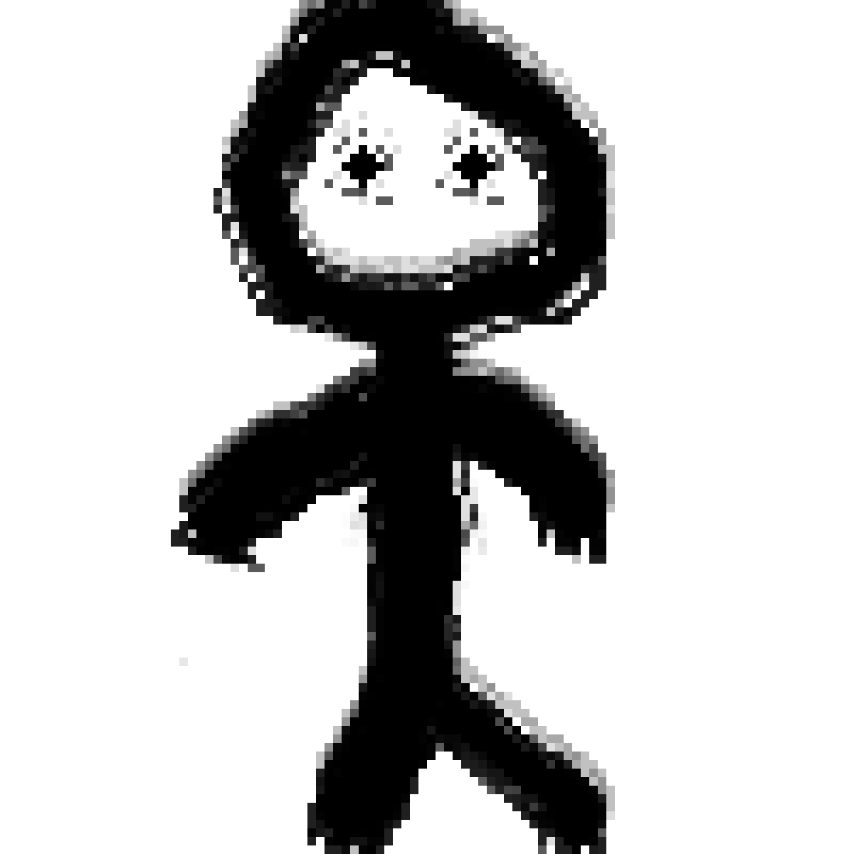 Pixilart - the glowing man by mister-meme