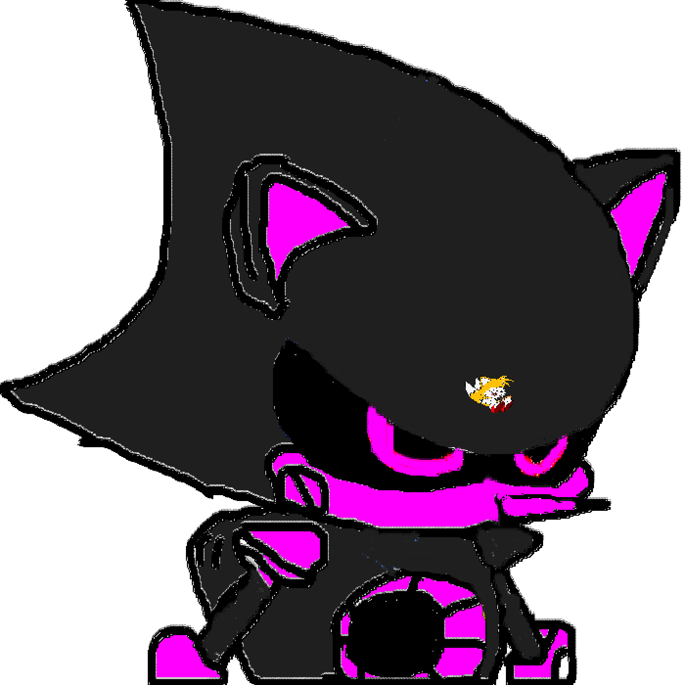 Pixilart - corruption metal sonic by Diamondpearl