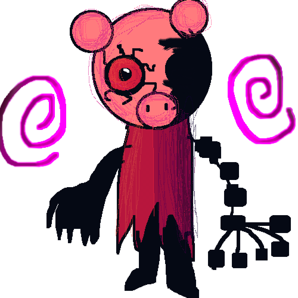 Pixilart - Piggy (Distorted) by Rianraj
