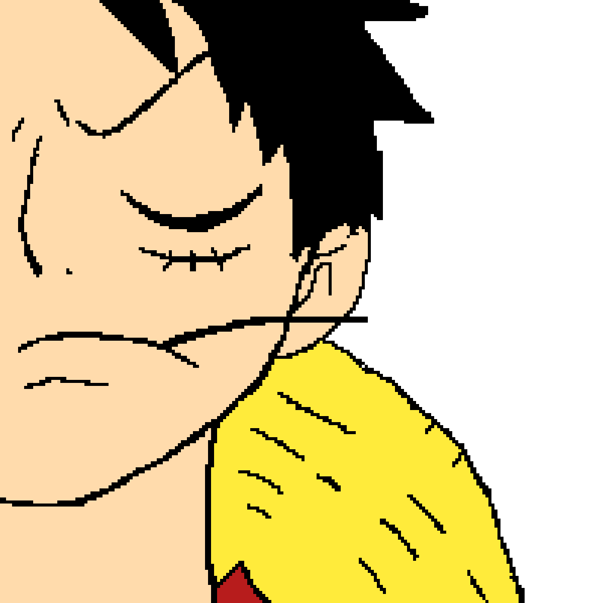 Pixilart - Monkey D. Luffy Base by SkysArt
