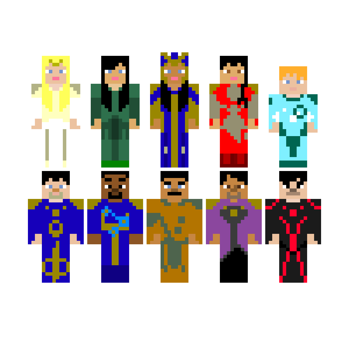 Pixilart - Marvel Minecraft Skins P4 by Dmayce22