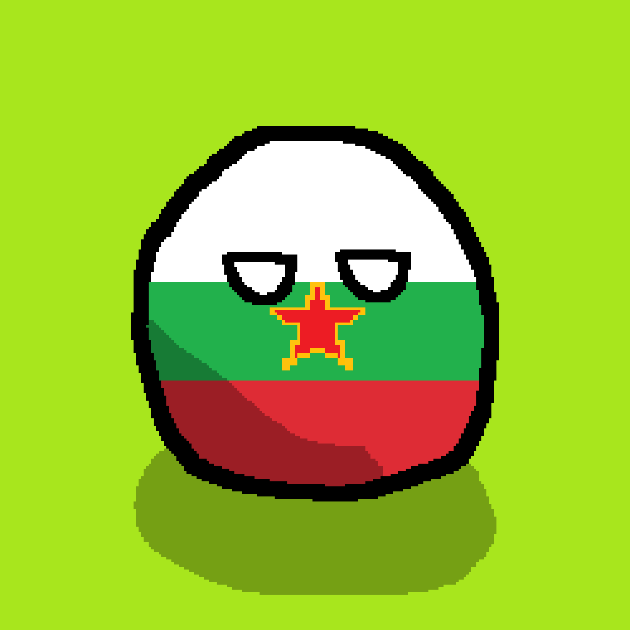 Pixilart - Communist Bulgariaball by Pyrobyte