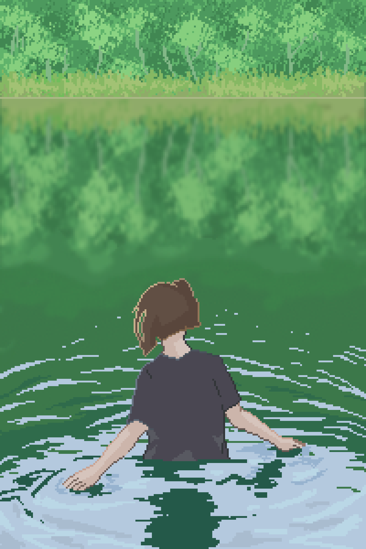 Pixilart - reflection by zoxy