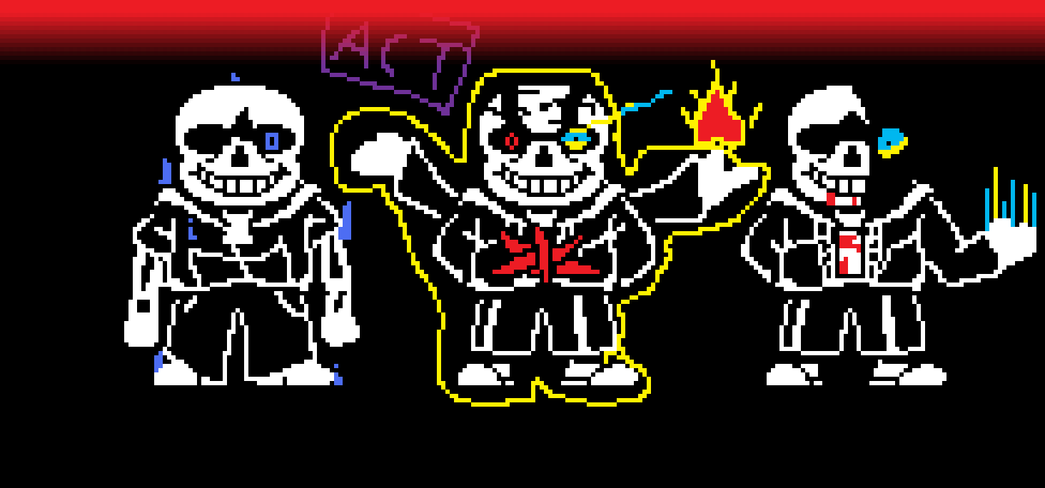 Pixilart - karmatic time trio phase 4 by cheesemas1999