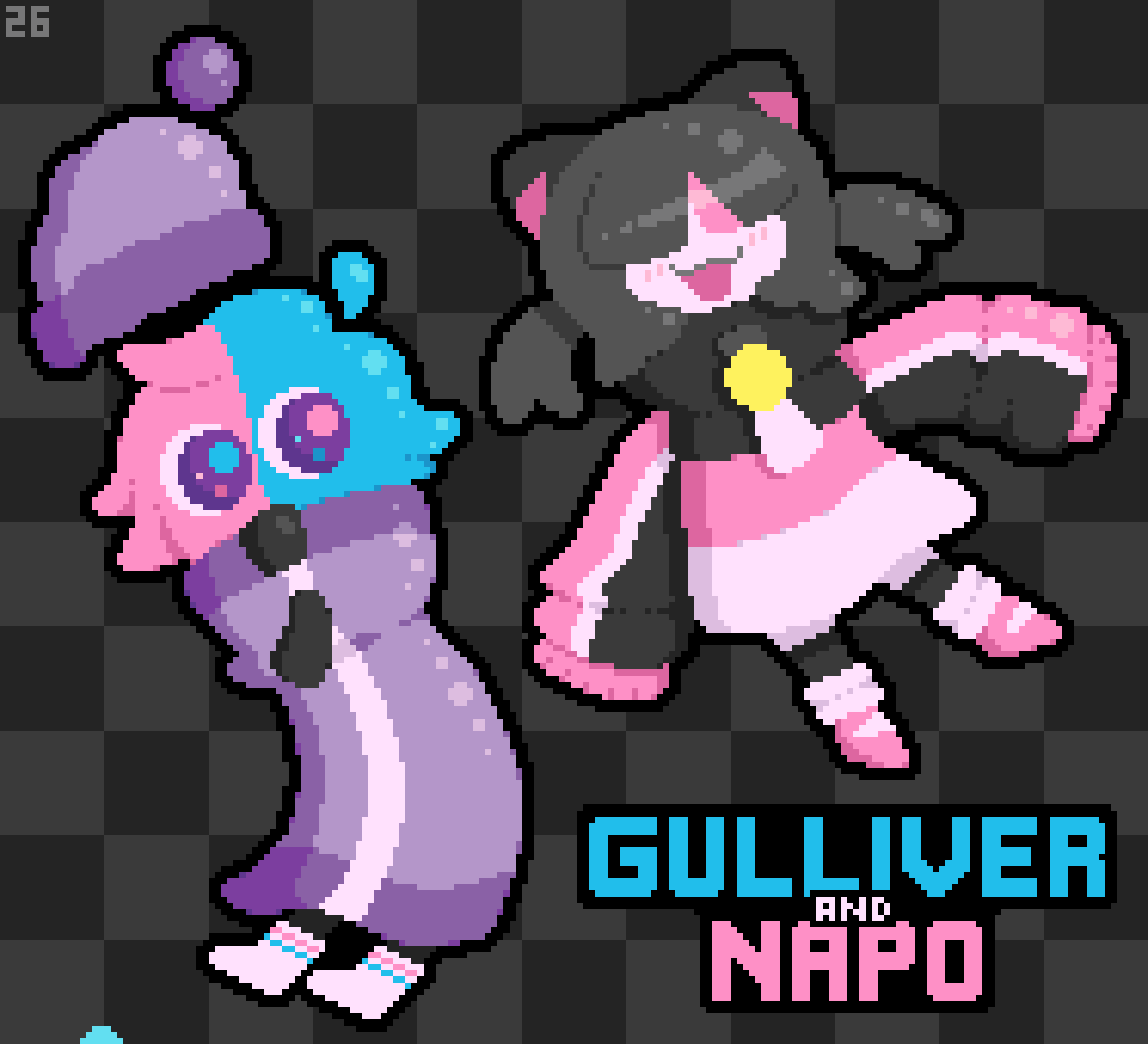 Pixilart - Gulliver & Napo by 26Indy