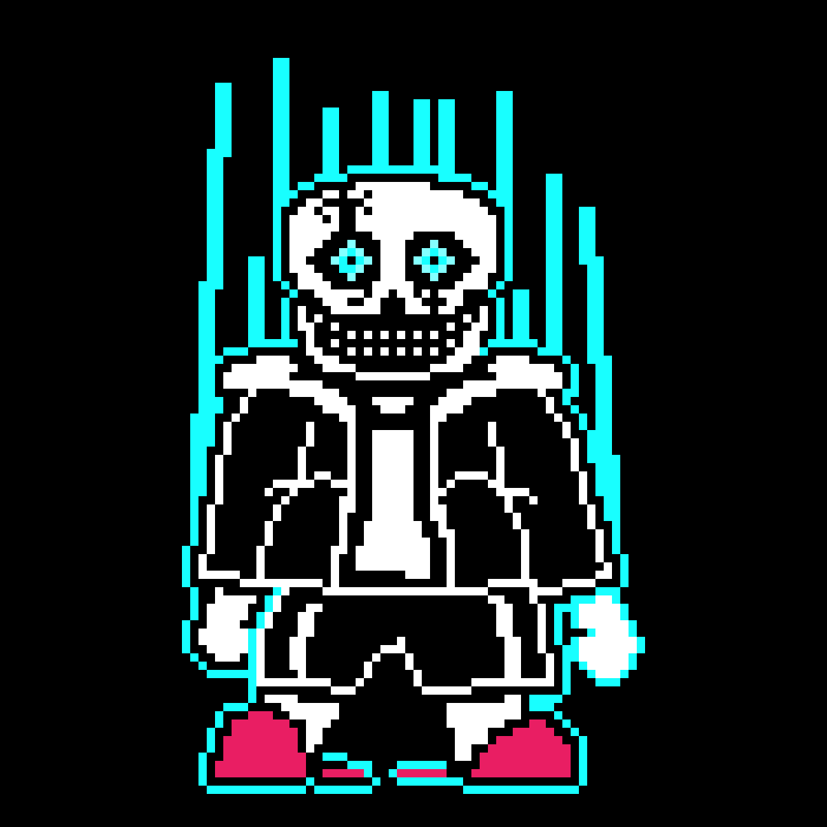Pixilart - UNDERTALE: SINS OF THE AWESOME sans by pop1012