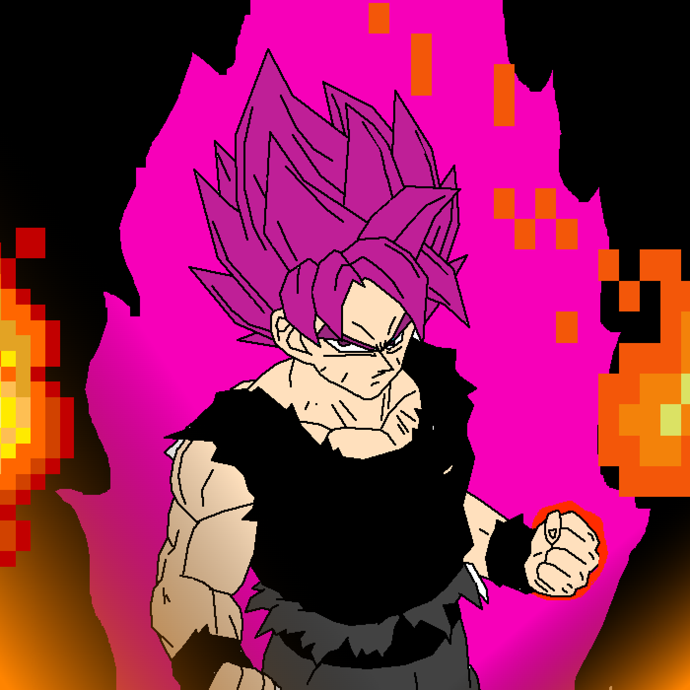 Pixilart - Goku by Sasukeuwu
