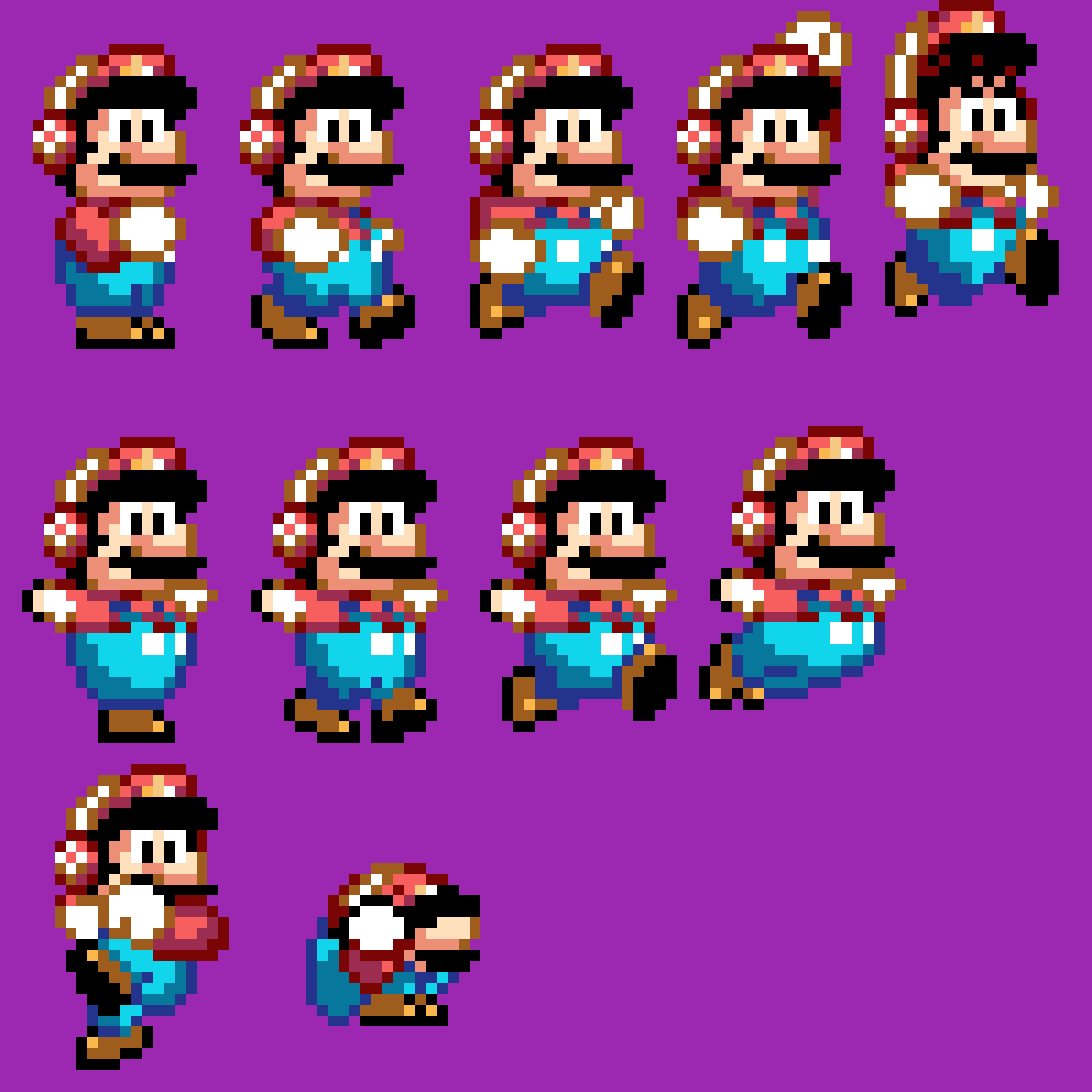 Pixilart - new mario sprites by SPRITES2211226