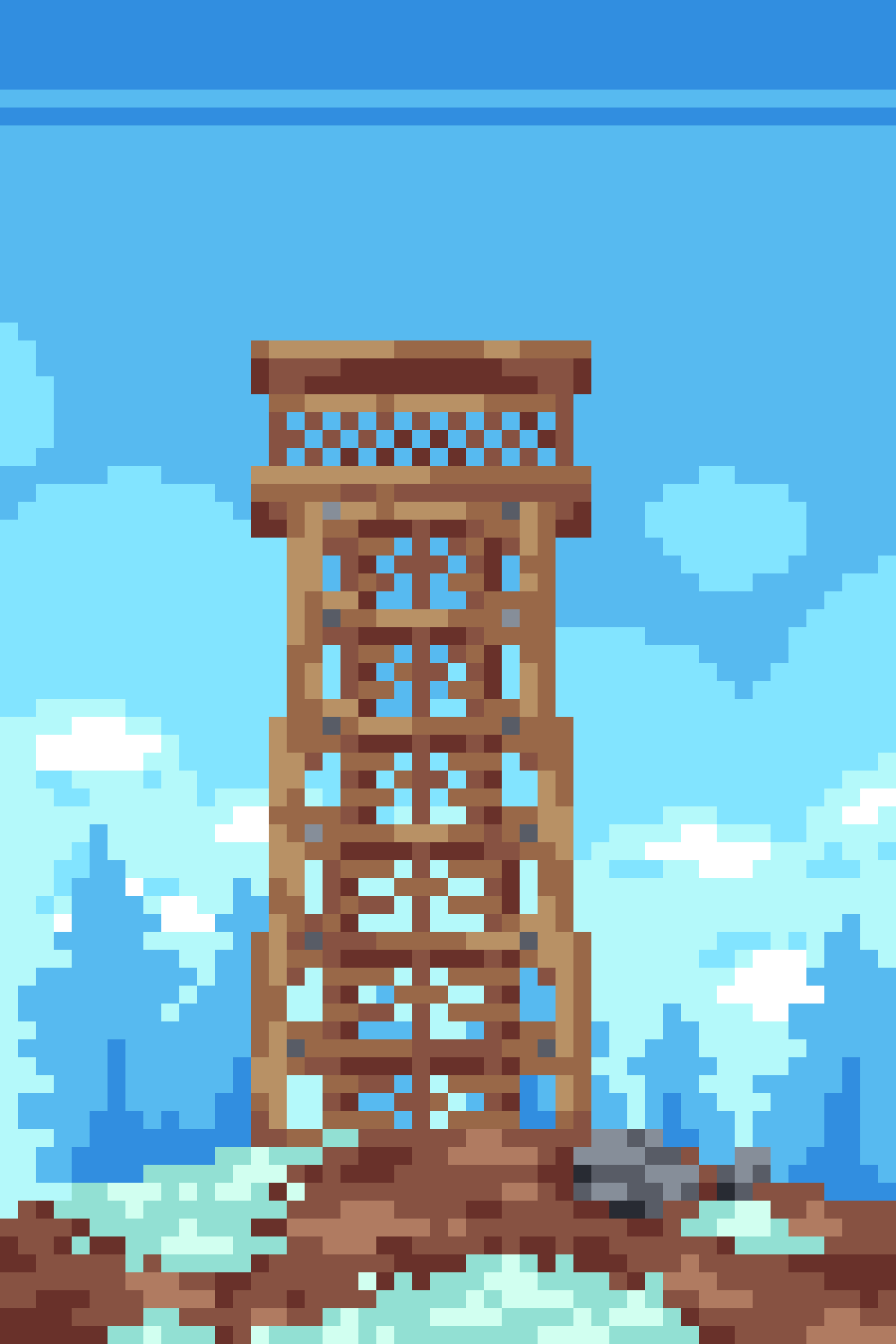 Pixilart - Watch Tower by Polar34