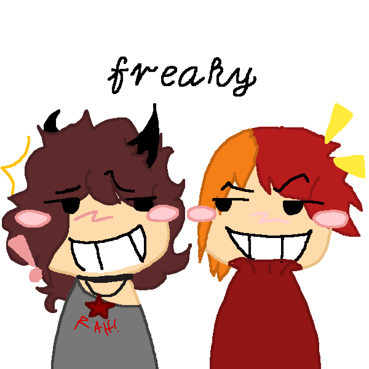 Pixilart - Freaky.... by JackCheese