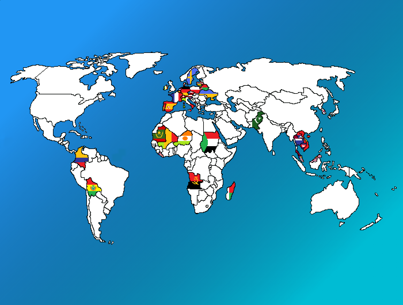 Pixilart - Complete World Map (Unfinished) by nature4ever